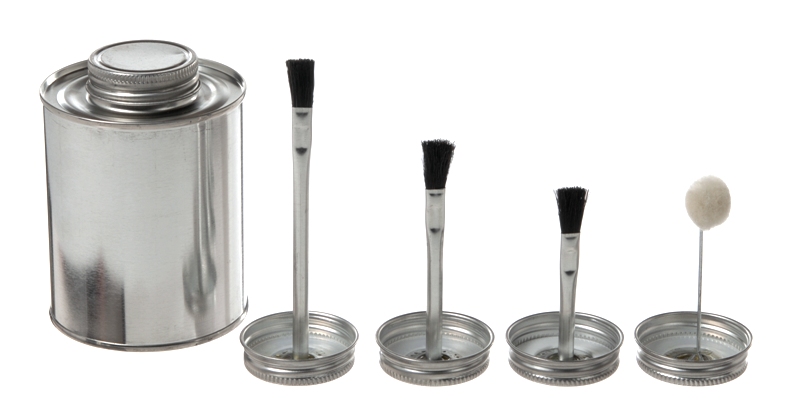 Brush Cap & Dauber Cap Cans