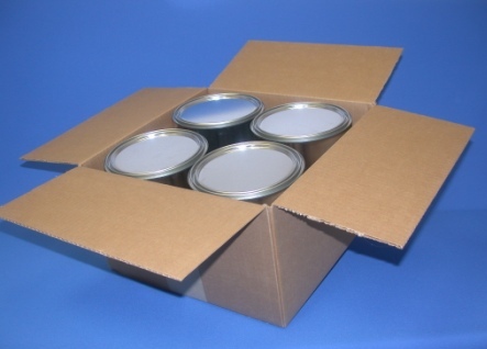 Cartons for Packing 4 - 1- Gallon Paint Cans | Cartons for Packing 4 ...