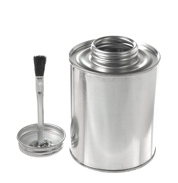 Screw Cap Cans: Pint Solvent Utility Type with Brush Cap | Screw Cap ...