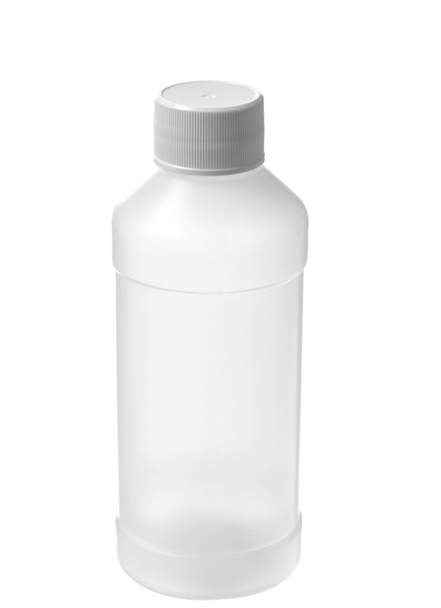 8 oz. Natural Hi-Density Polyethylene Modern Round | 8 oz. Natural Hi ...