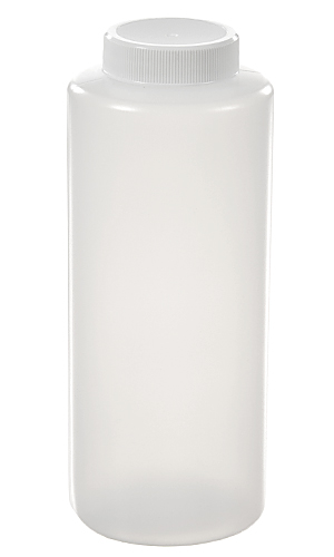 16 oz. Natural Hi-Density Polyethylene Cylinder | 16 oz. Natural Hi ...