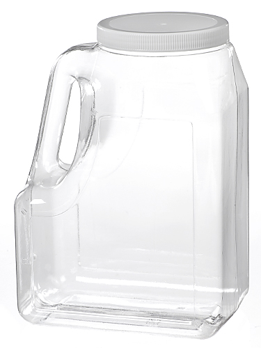160 oz. Clear PET-G Premier Oblong Jug | 160 oz. Clear PET-G Premier ...
